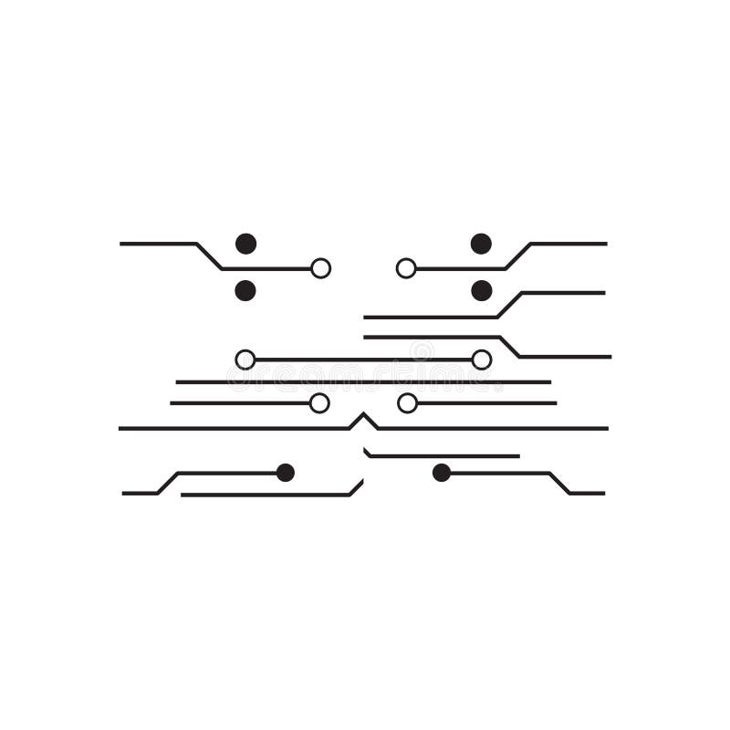 Electric Circuit Vector Logo Design Template Stock Vector ...