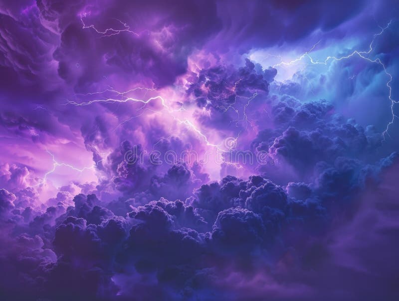 Electric Cloud Formation stock image. Image of weather - 374606237