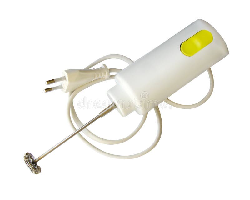 Electric Cocktail Mixer Isolated on White Stock Image - Image of stir ...