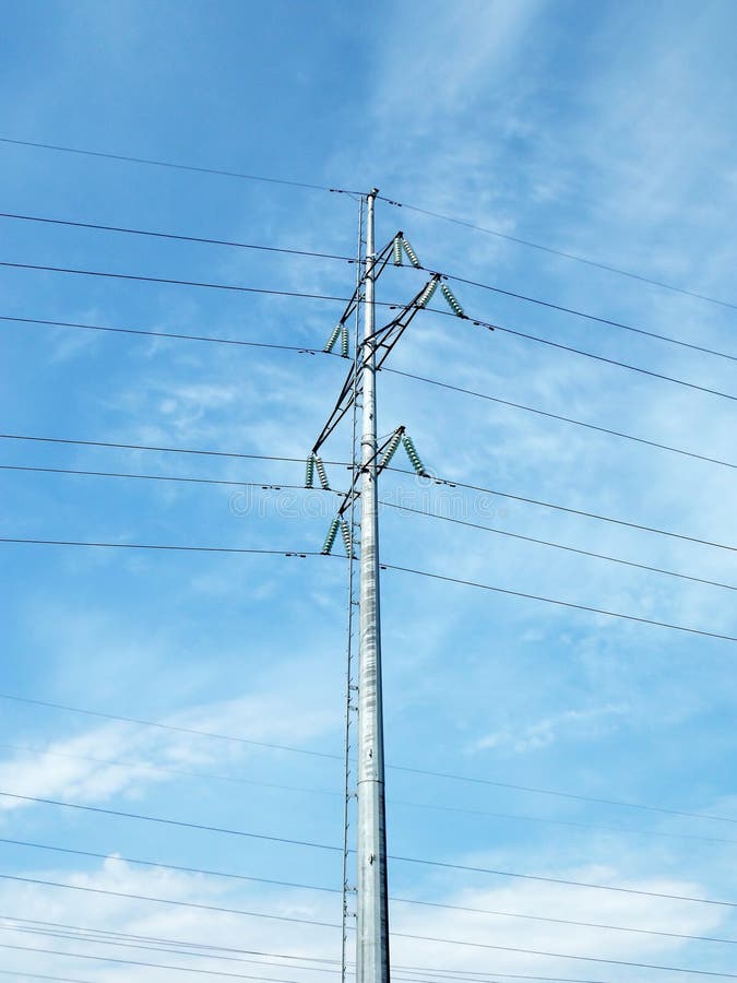 Electric column - old stock photo. Image of electricity - 141089280