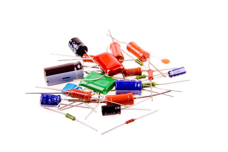 Electric components stock image. Image of circuit, equipment - 57745423