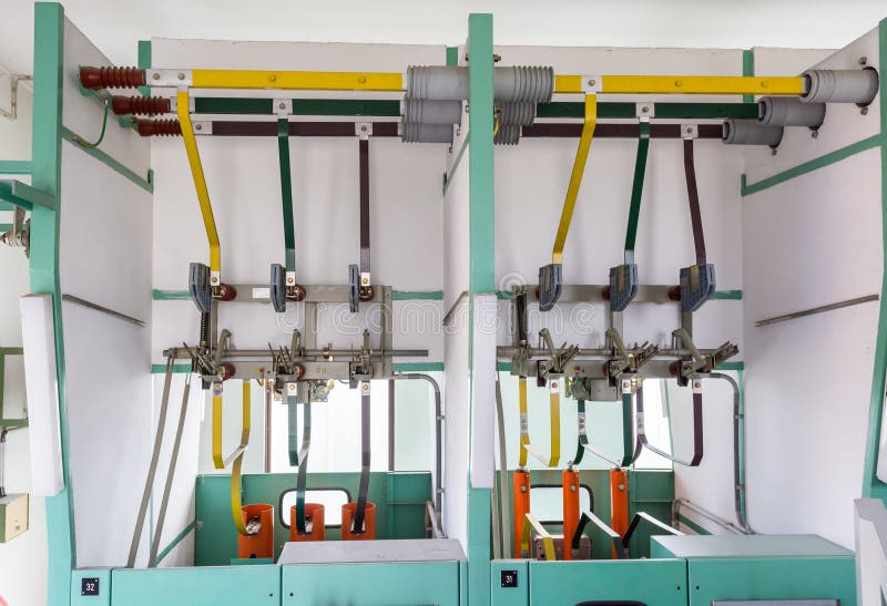 Electric connection lines stock image. Image of control - 55653681