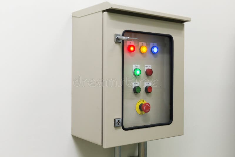Electric control box stock image. Image of connect, power - 64773009