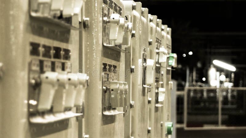 Electric Control Box of Factory Stock Photo - Image of electrical ...