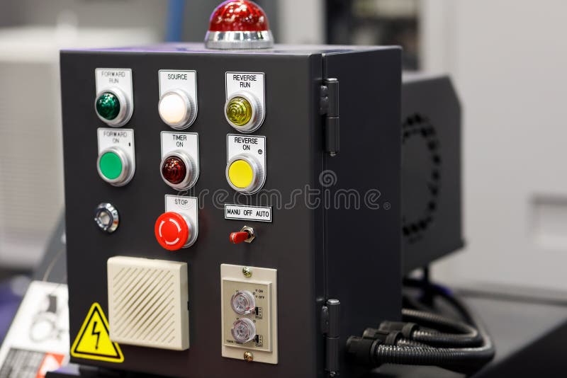 Electric Control Box of Industrial Equipment Stock Image - Image of ...
