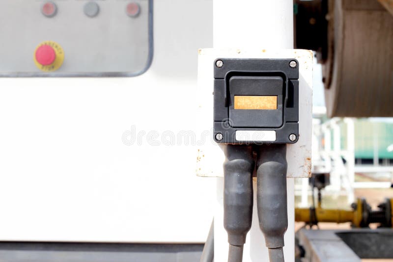 Electric Control Box Outdoor Stock Photo - Image of cubicle, generator ...