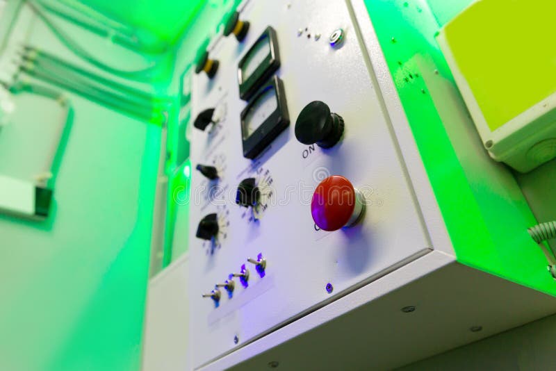 Electric control panel stock photo. Image of controller - 75072332