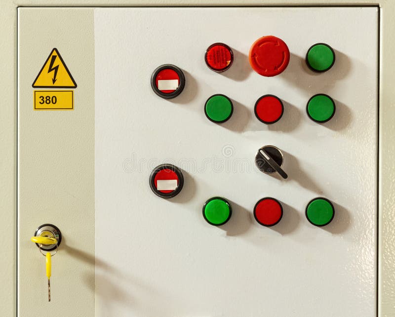 Electric control panel stock photo. Image of electrical - 146161240