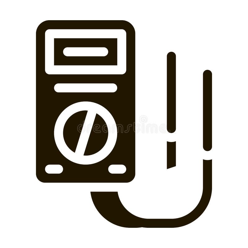 Electric Control Panel Icon Vector Glyph Illustration Stock Vector ...