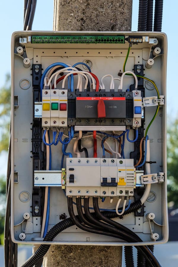 Electric control panel stock photo. Image of light, powerplant - 64913672