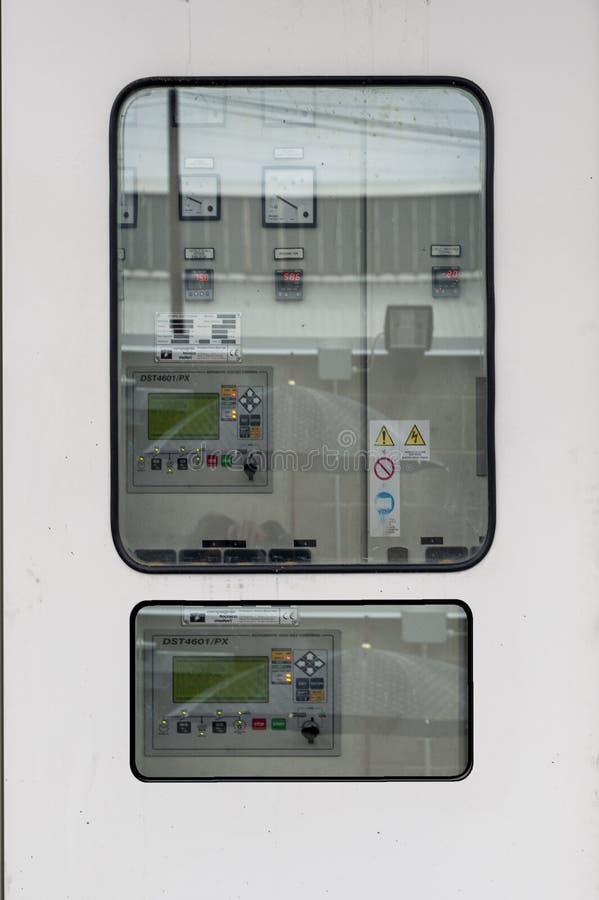 Electric Control Panel. Technology Stock Photo - Image of modern ...