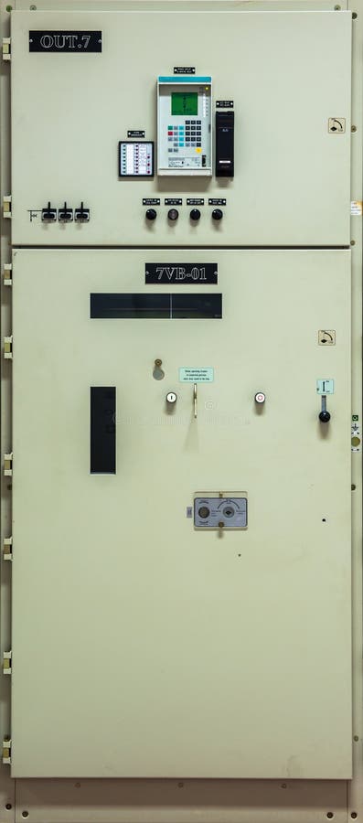 Electric Controller at Power Station Stock Image - Image of equipment ...