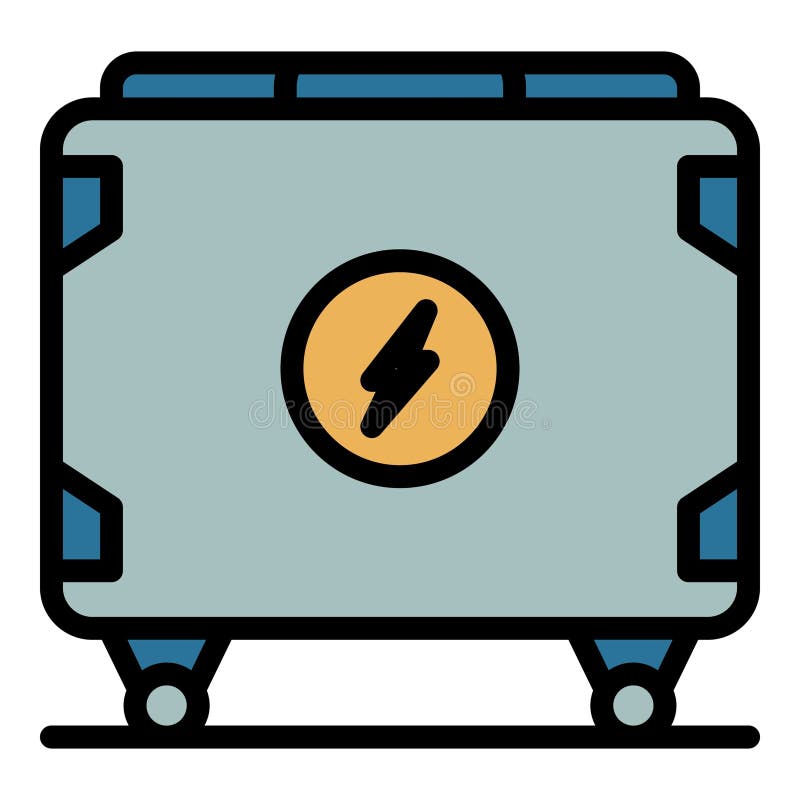 Electric Convector Icon Vector Flat Stock Vector - Illustration of pump ...