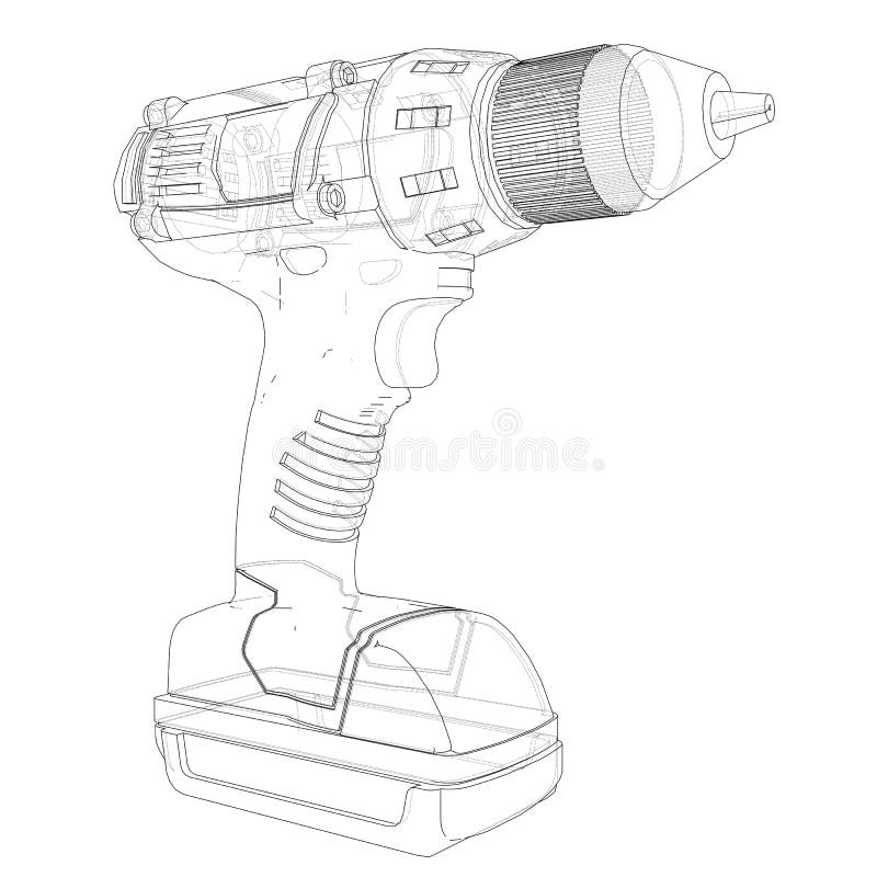 Cordless Screwdriver Vector Stock Illustrations – 3,796 Cordless ...