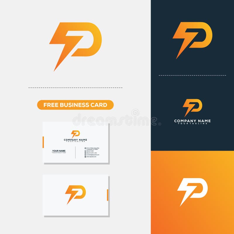 Electric Creative Logo and Business Card Design Stock Illustration ...