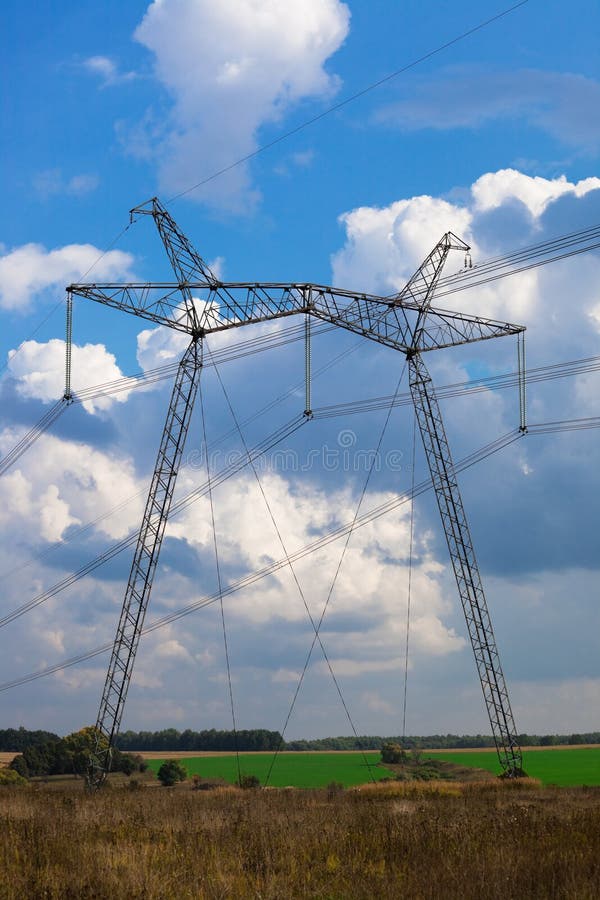 Electric current stock image. Image of energy, pylon - 10938219