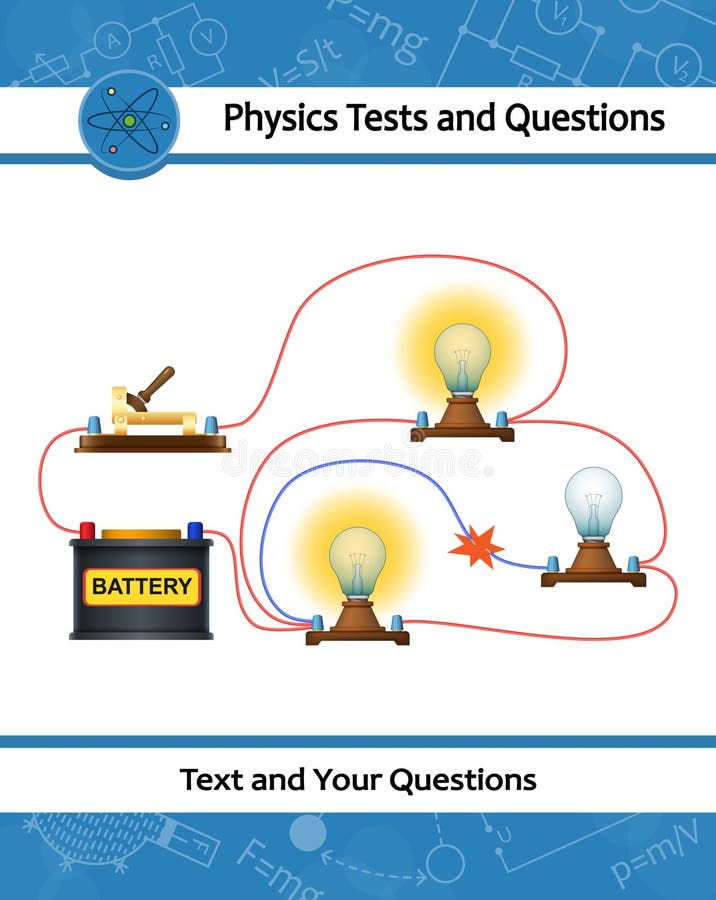 Physical Experiment of Studying Laws of Electricity. Ohm S Law Diagram ...