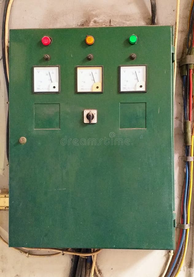 Electric Current Stabilizer Panel Stock Image - Image of panel, power ...
