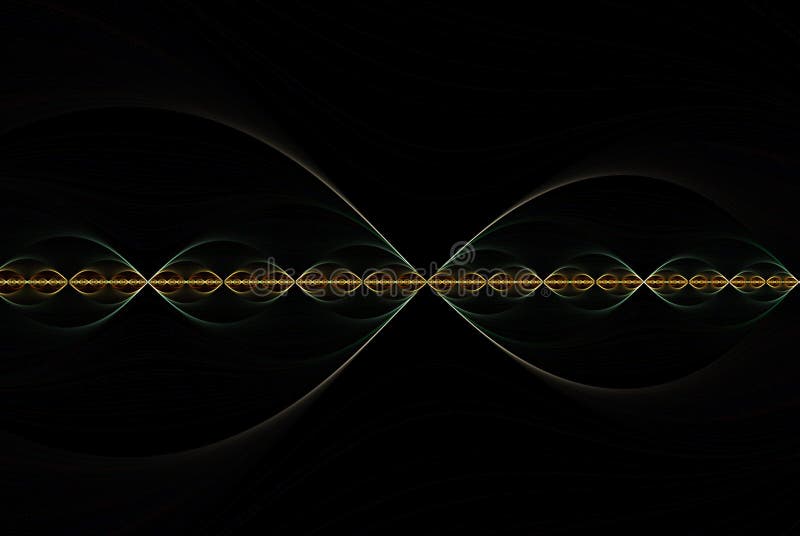 Electric Current Yellow Technical Background Pattern Stock Illustration ...