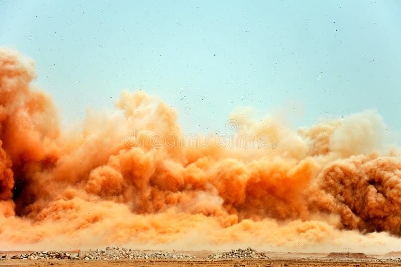 The Electric Detonator Blast on the Site Stock Photo - Image of ...