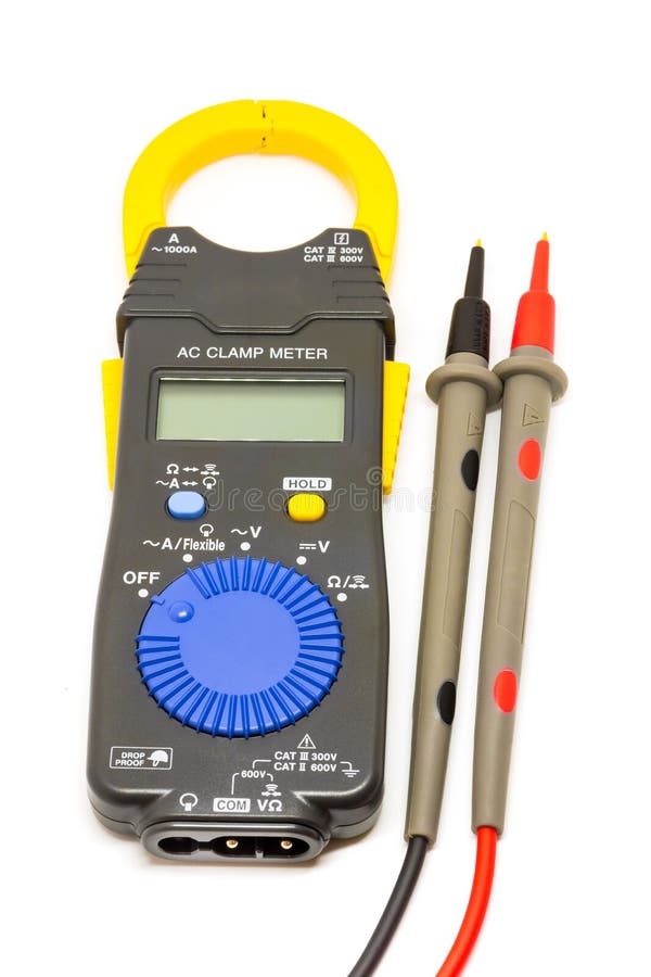 Electric Digital Multimeter. Stock Photo - Image of ampere, current ...