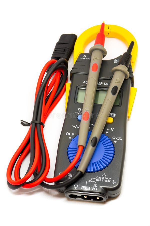 Electric Digital Multimeter. Stock Photo - Image of accuracy ...