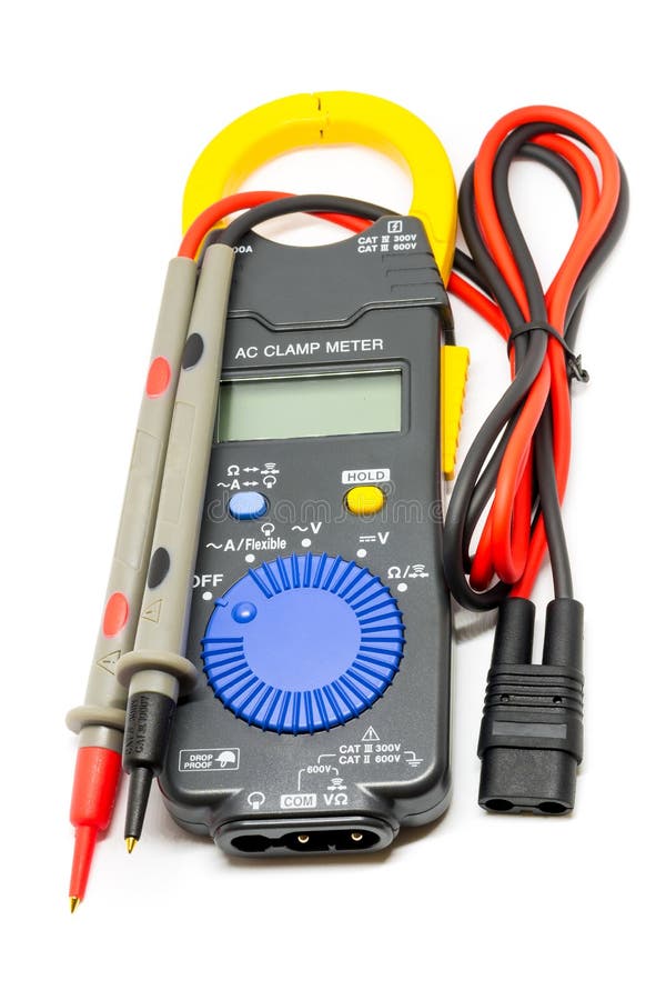 Electric Digital Multimeter. Stock Photo - Image of accuracy, ampere ...