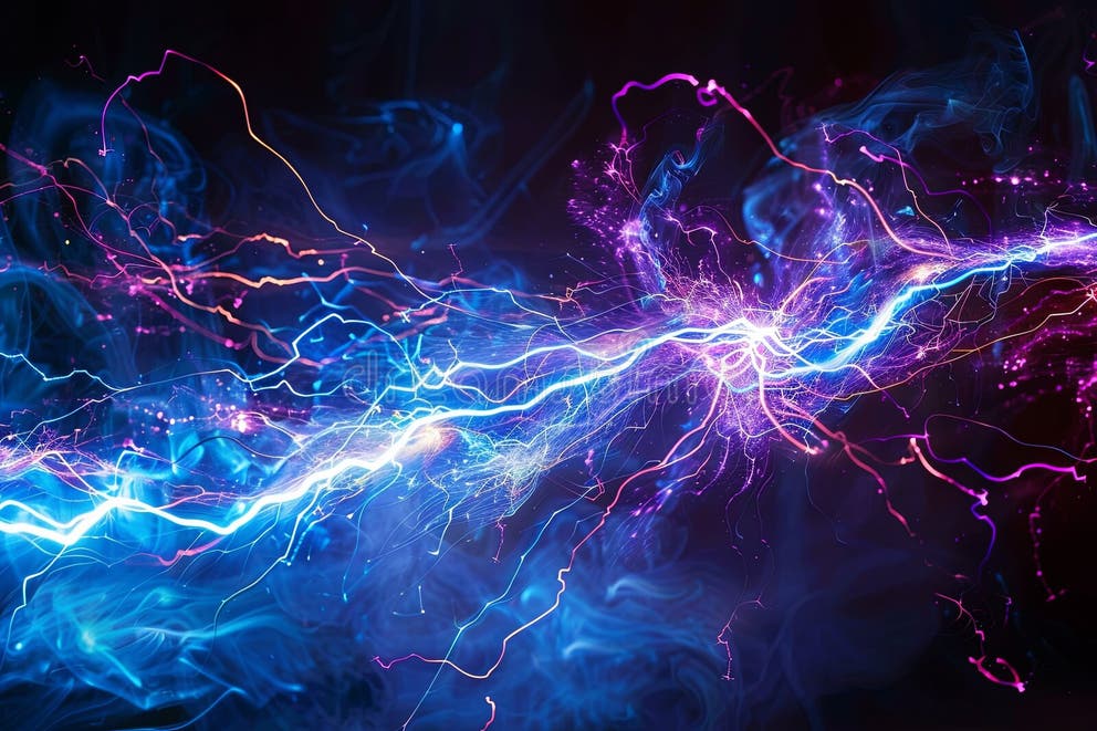 Electric Discharges Create Dynamic Energy Patterns in an Abstract ...
