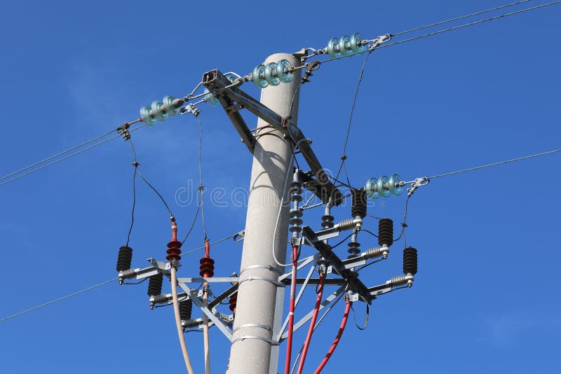 Electric Disconnector for Work on High Voltage Electric Cables O Stock ...