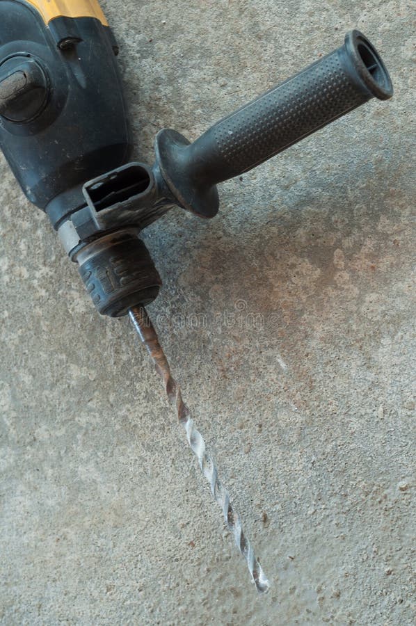 Electric dril stock photo. Image of rotating, force, hole - 16757130