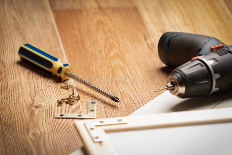 Various locksmith tools. stock photo. Image of decking - 132747816