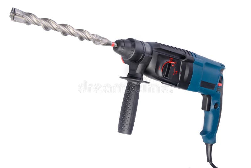 Electric Drilling Machine Or Drilling Machine On Background. Stock ...