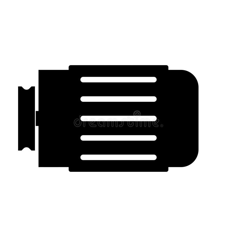 Electric dynamo icon stock illustration. Illustration of icon - 303452620