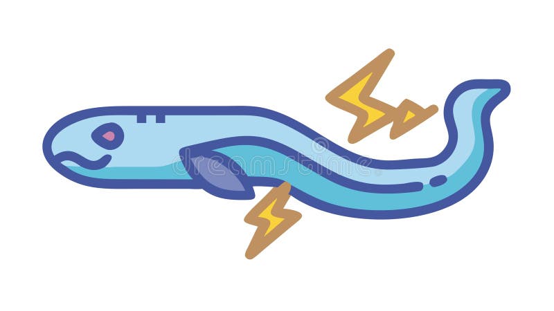 Electric Eel Generating Power, Natural Energy Source, Vector Design ...