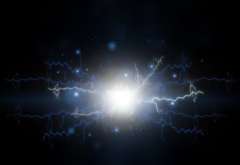 Abstract electric effect stock illustration. Illustration of abstract ...