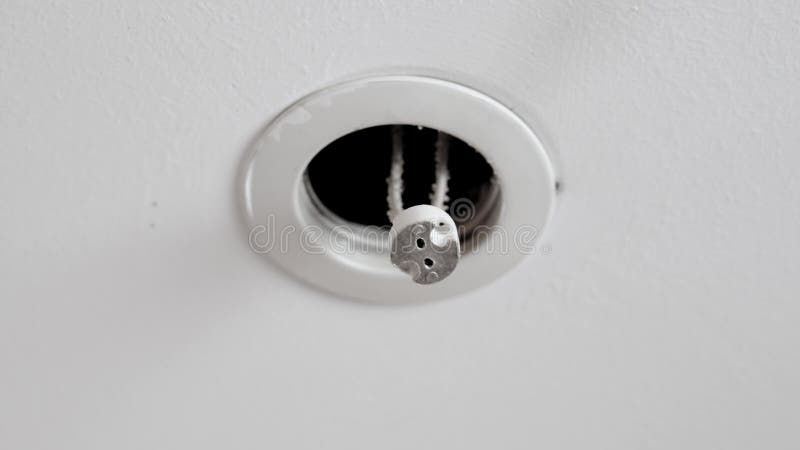 Electric Empty Connector MR16 Closeup Stock Video - Video of repairing ...