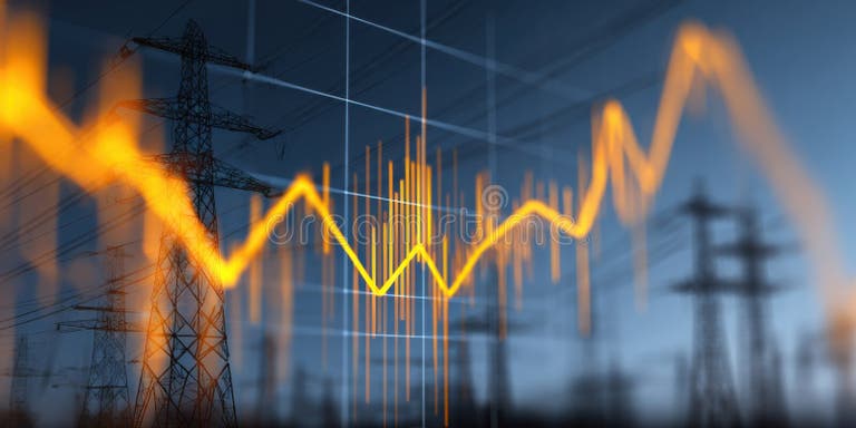 Electric Energy Data Visualization Shows Power Consumption Trends and ...