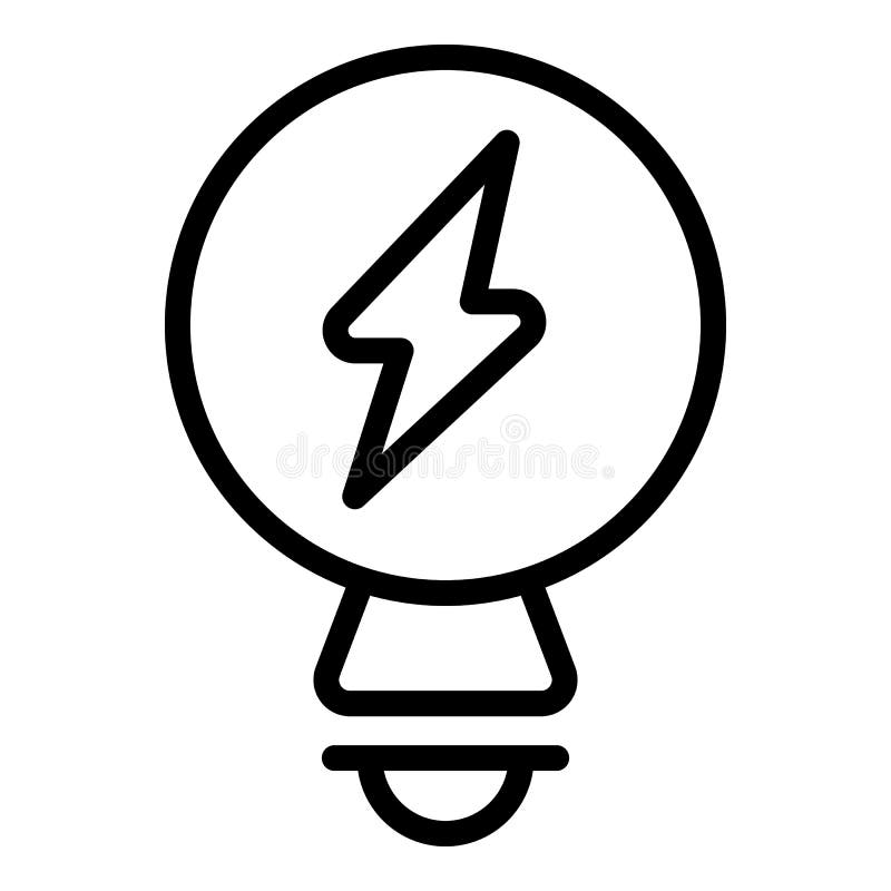 Power Voltage Regulator Icon, Outline Style Stock Vector - Illustration ...