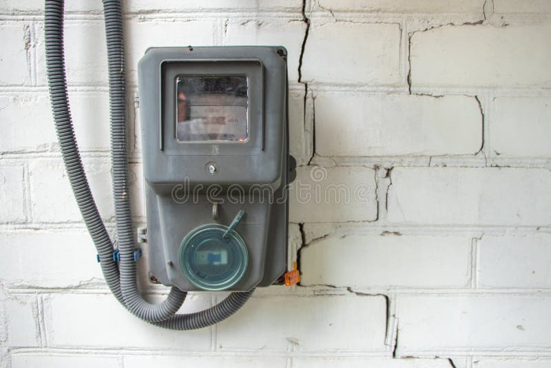 916 Old Electricity Meter Electric Energy Stock Photos - Free & Royalty ...
