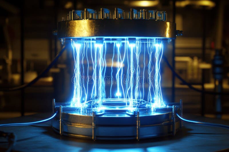 Electric Energy Pulses through a Futuristic Device in a Laboratory ...