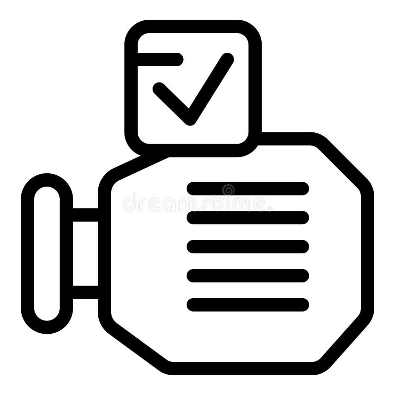 Check Engine Symbol Stock Illustrations – 9,581 Check Engine Symbol ...