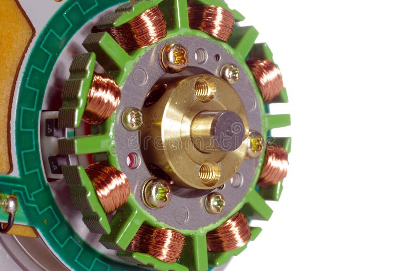 Opened AC Electric Motor. stock photo. Image of electric - 5129786