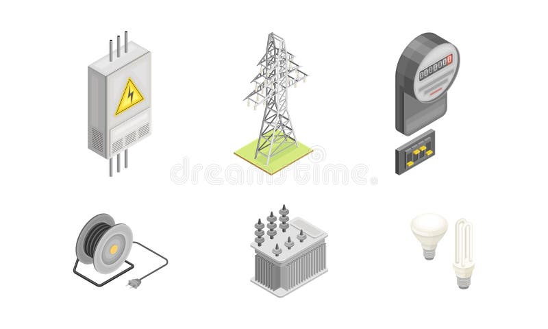 Isometric Electrical Box Stock Illustrations – 562 Isometric Electrical ...