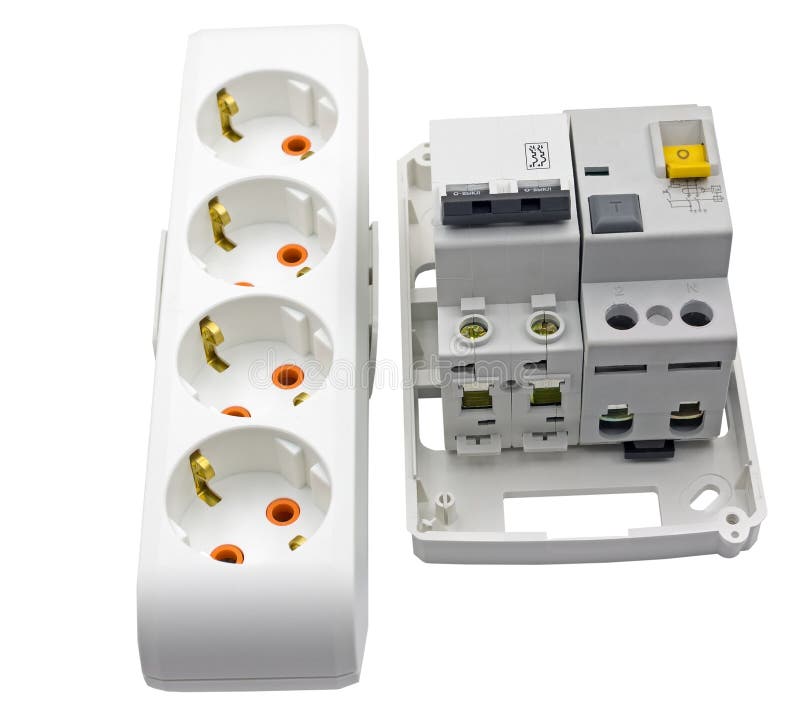 The Electric Automatic Fuse Stock Image - Image of network, scheme ...