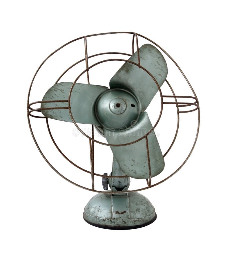 Old vintage metal fan stock photo. Image of antique, retro - 23185630