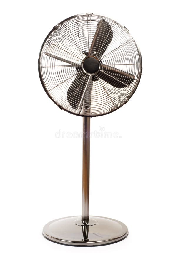 Electric fan isolated stock photo. Image of appliance - 6516472