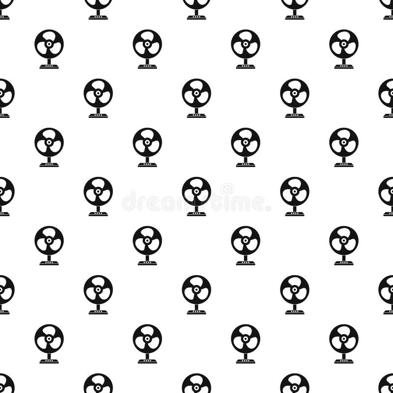 Electric Fan Pattern, Simple Style Stock Vector - Illustration of ...