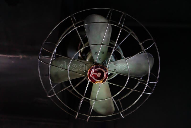 Electric Fan Retro Nostalgia on Train Stock Photo - Image of vintage ...