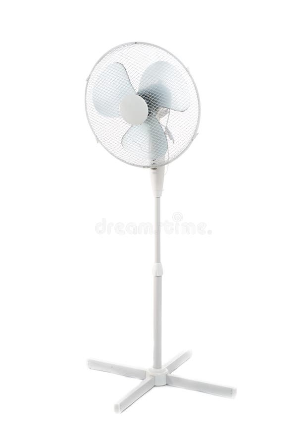 Electric Fan on white stock photo. Image of white, vertical - 62026294