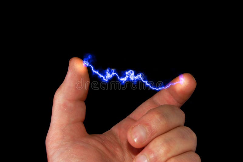 Electric field stock photo. Image of inspiration, fire - 7355172